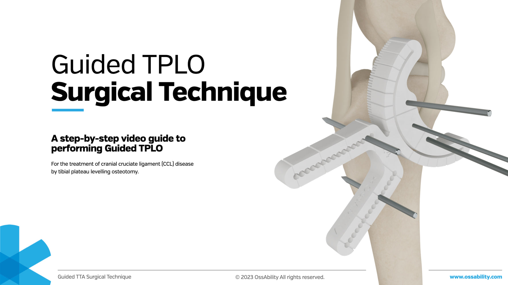Guided TPLO Kit – OssAbility Limited